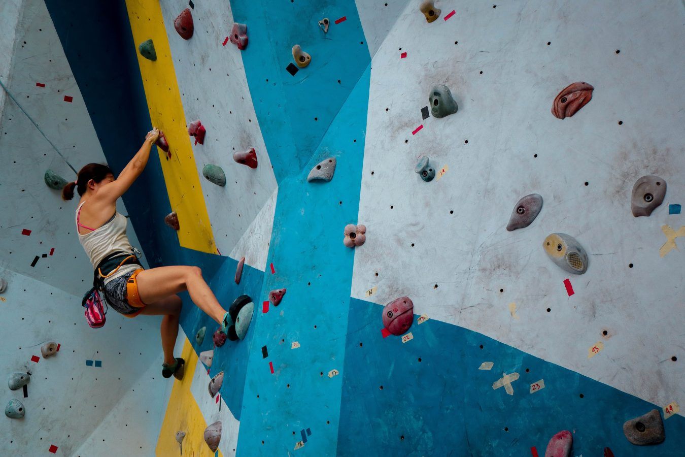 Add rock climbing to your exercise routine for an amazing full-body workout