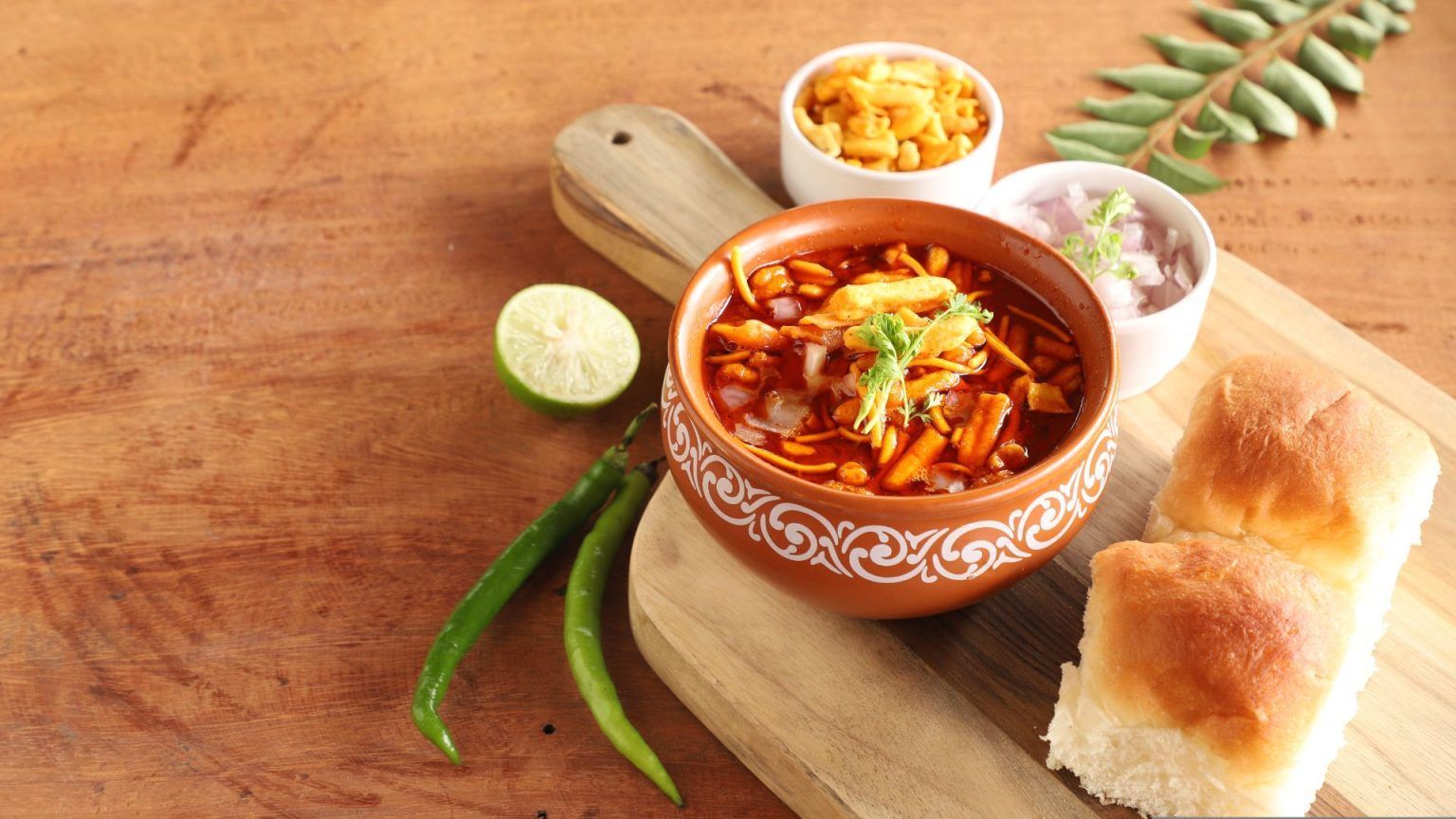 Fiery misal pav is amongst the highest-rated vegan dishes in the world