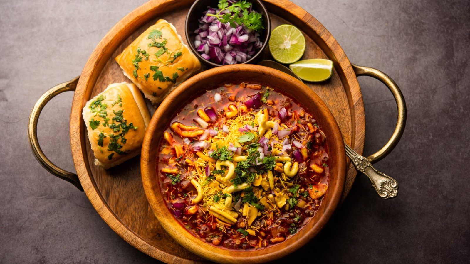 Fiery misal pav is amongst the highest-rated vegan dishes in the world