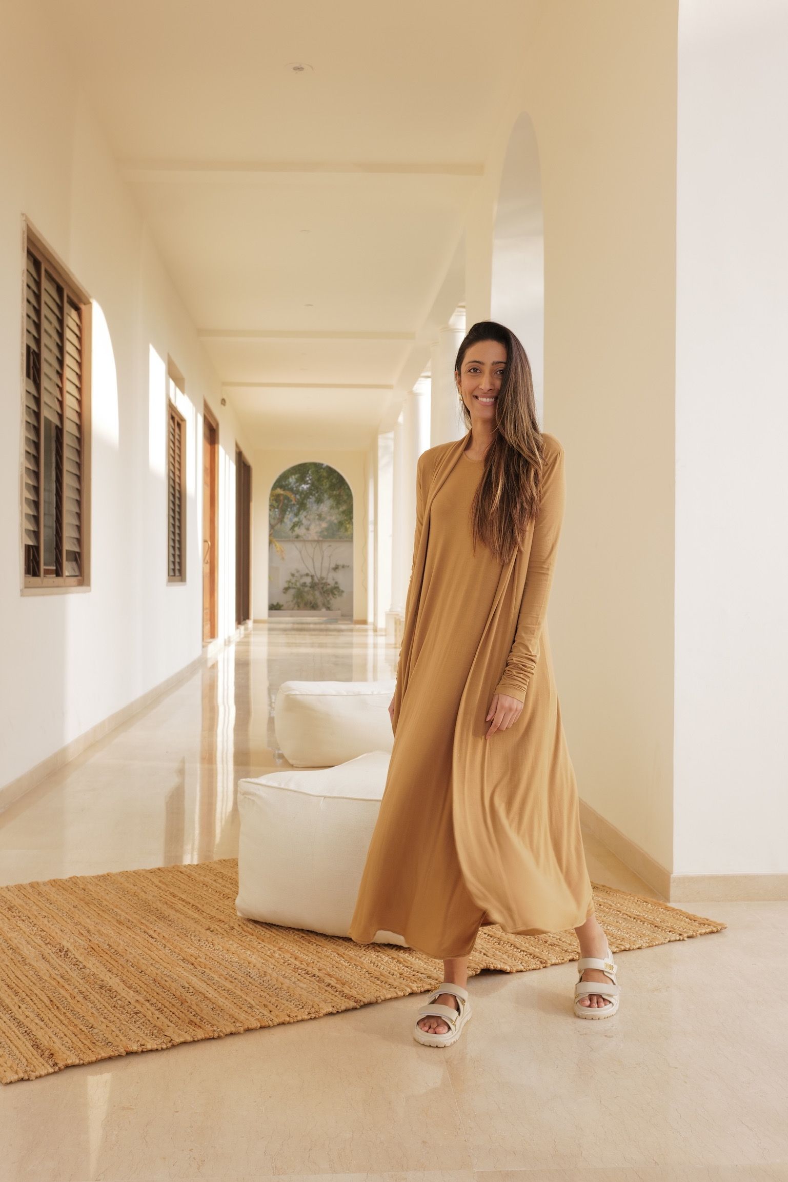 Shirin Mann the founder of SAND by Shirin on her menswear collection