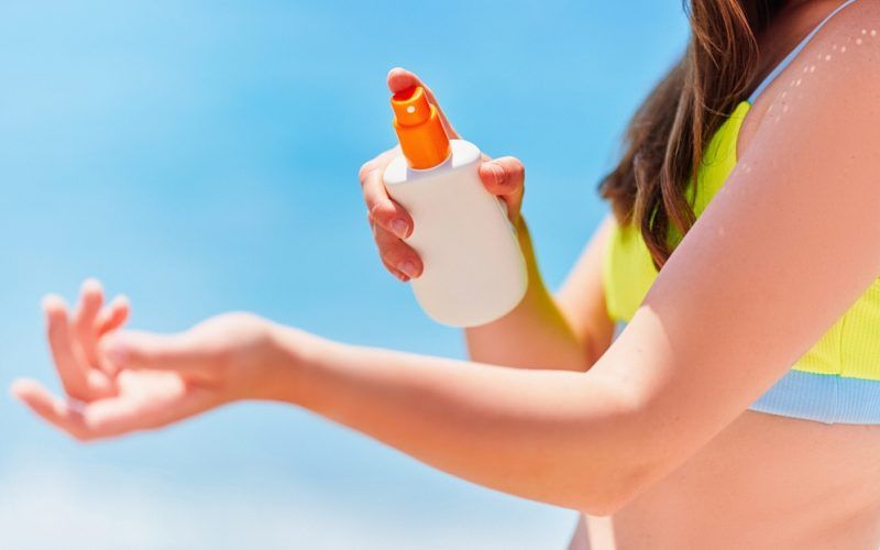 Different types of sunscreen application for National Sunscreen Day
