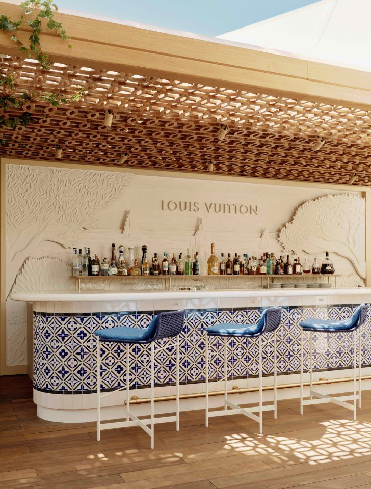 Louis Vuitton opens doors to its new restaurant in Saint Tropez