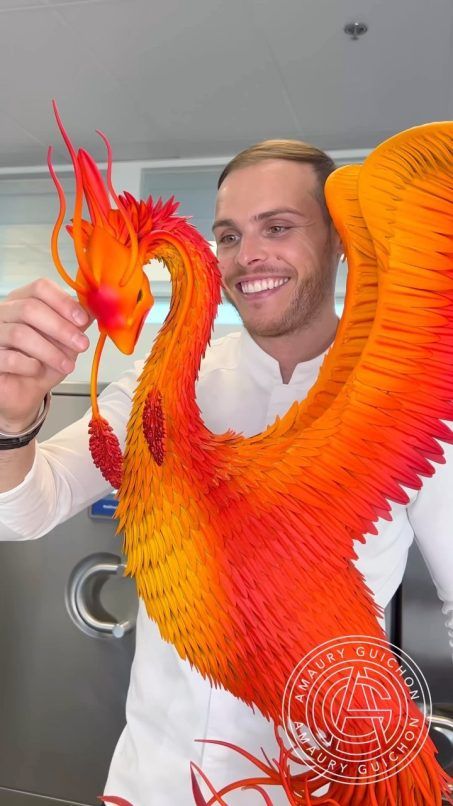 Pastry chef Amaury Guichon on his viral chocolate scuptures