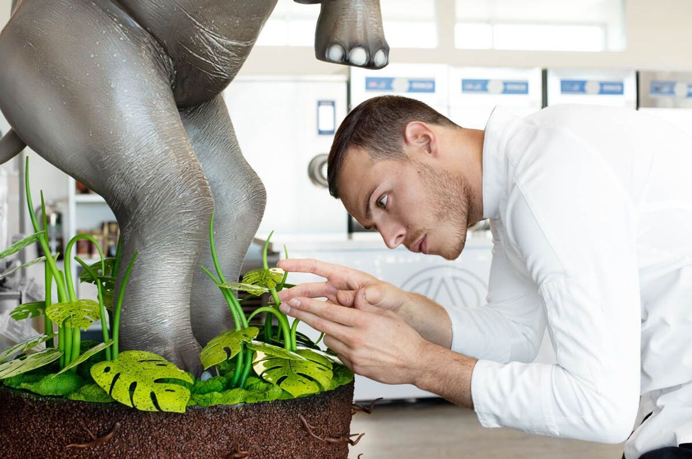 Pastry chef Amaury Guichon on his viral chocolate scuptures