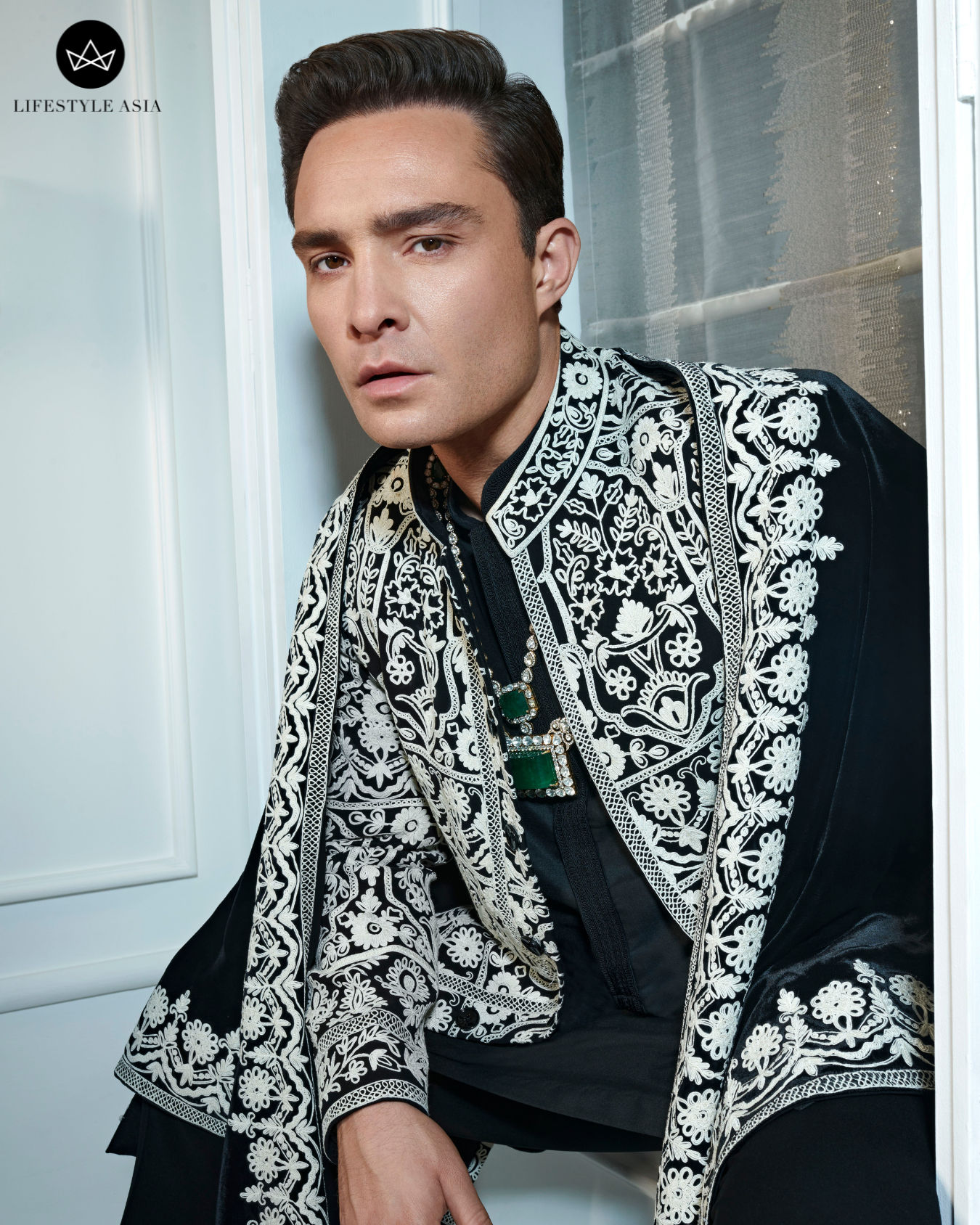 All inside images from our cover shoot with Amy Jackson and Ed Westwick
