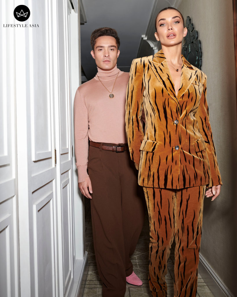 All inside images from our cover shoot with Amy Jackson and Ed Westwick