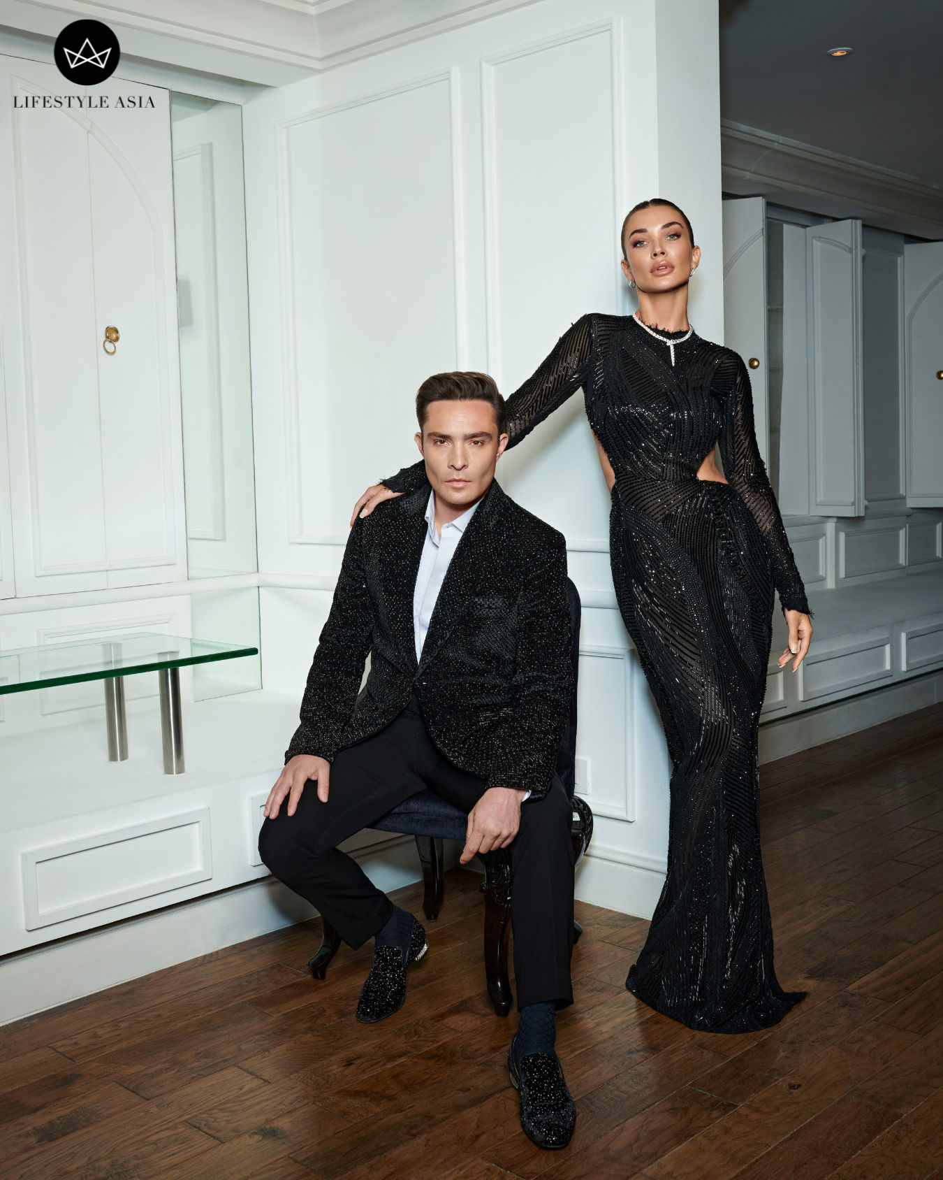 All inside images from our cover shoot with Amy Jackson and Ed Westwick