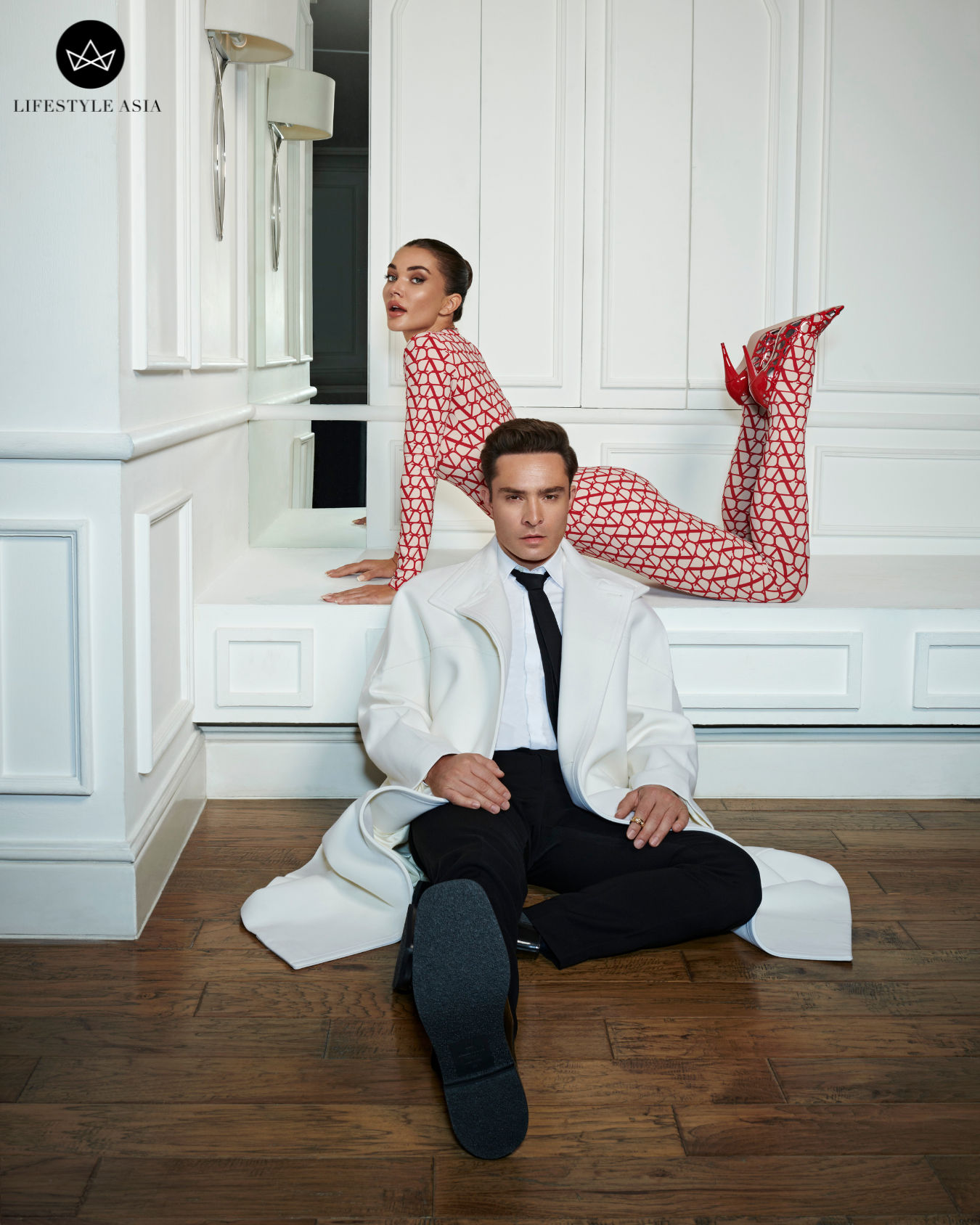 All inside images from our cover shoot with Amy Jackson and Ed Westwick
