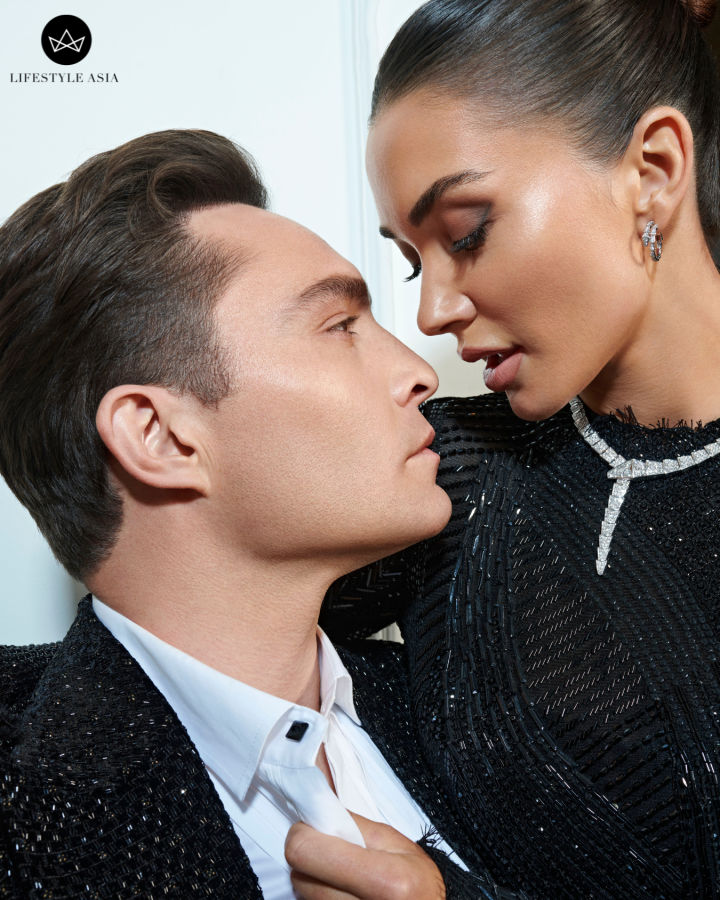 All inside images from our cover shoot with Amy Jackson and Ed Westwick