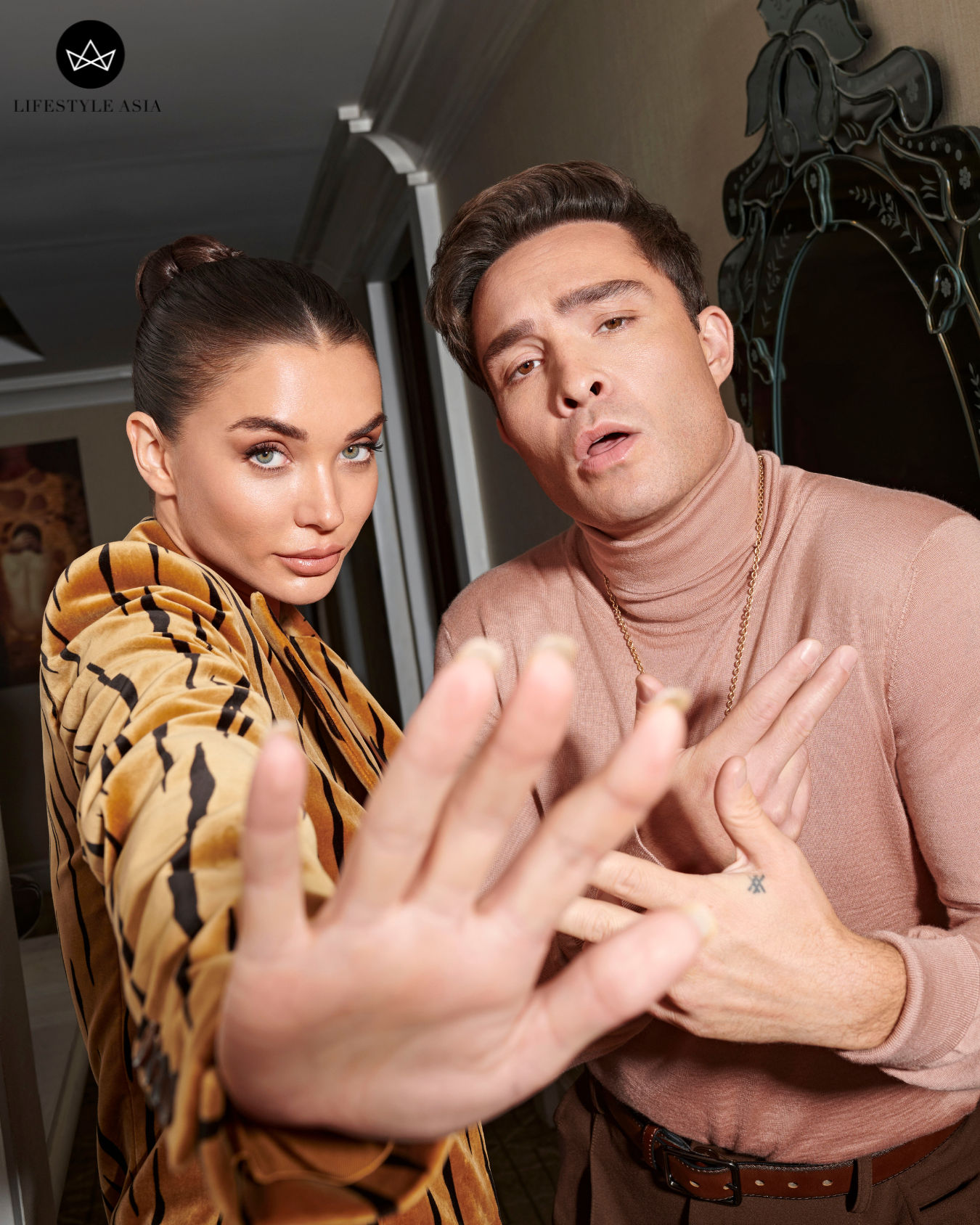 All inside images from our cover shoot with Amy Jackson and Ed Westwick