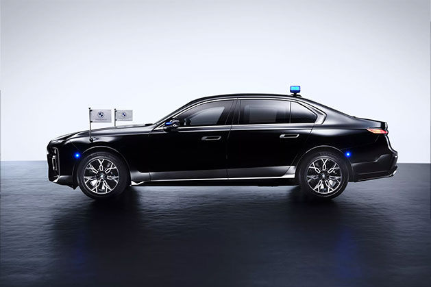 The i7 protection is BMW's first armoured luxury electric sedan