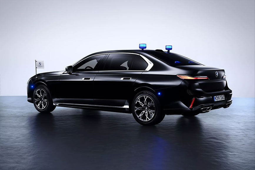 The i7 protection is BMW's first armoured luxury electric sedan