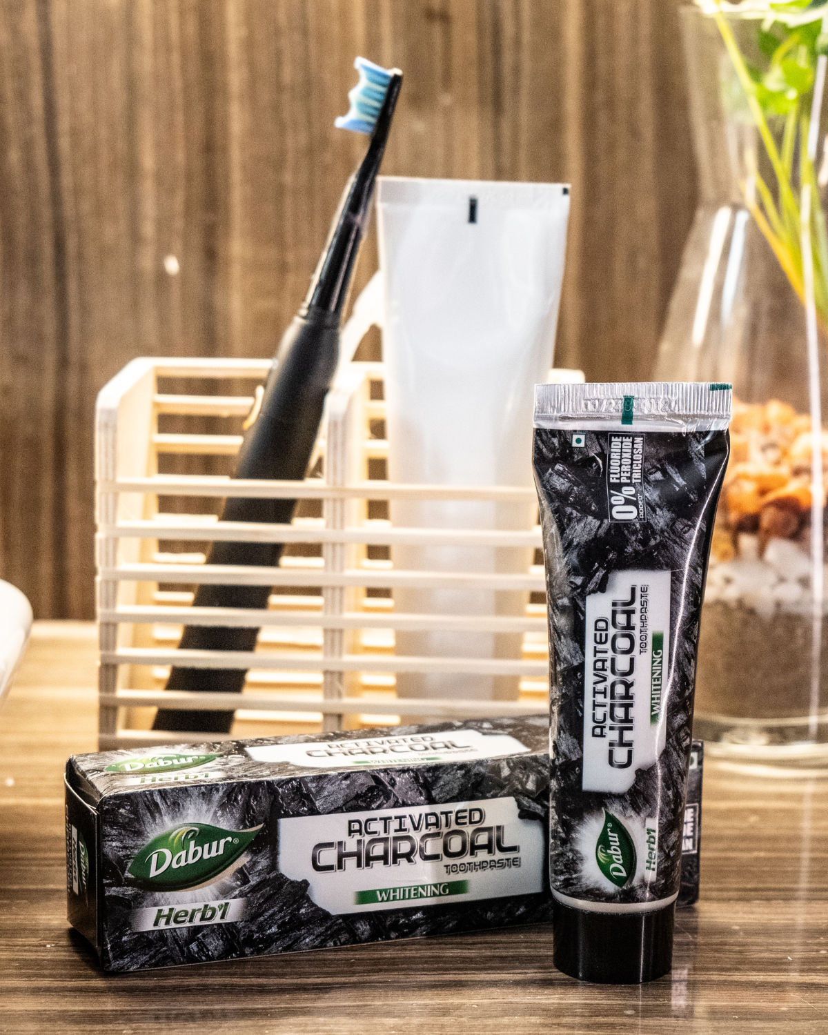 Choose Black For White with Dabur Herb’l Activated Charcoal toothpaste