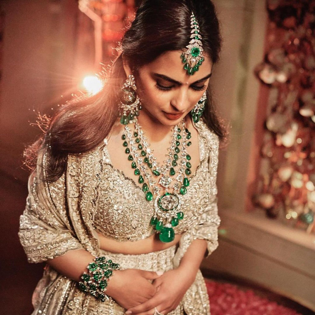 In Images: Isha Ambani's diamond and precious stones jewellery collection