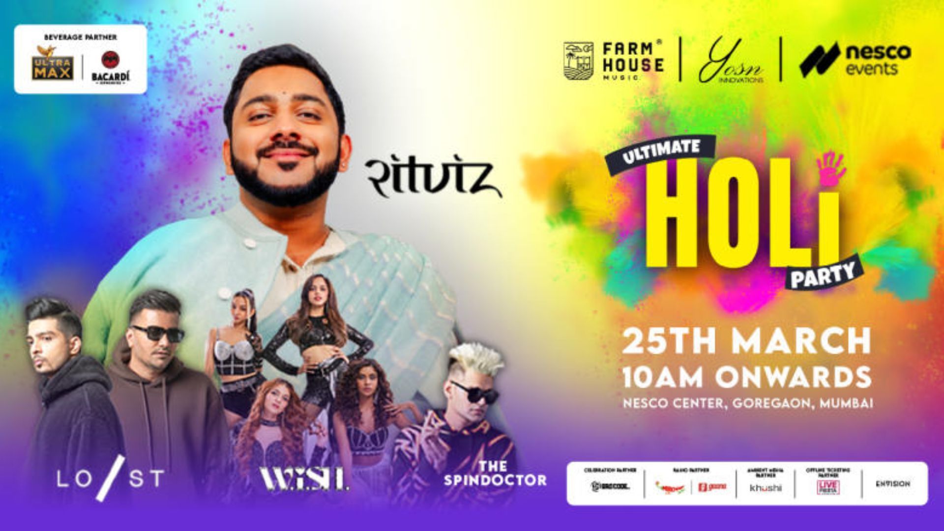 Best Holi party in Mumbai: Fun events to check out in 2024