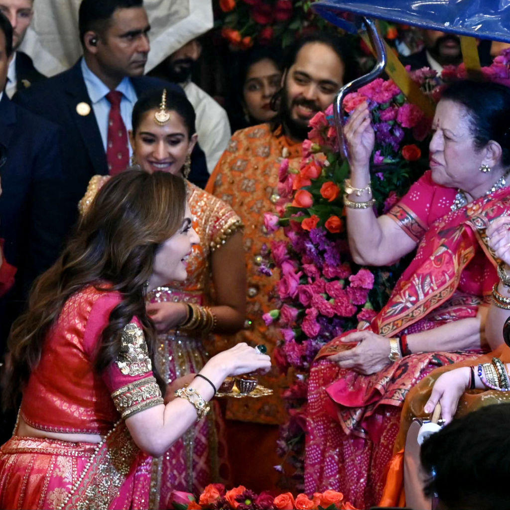 Ambani Ladies wedding looks: Radhika Merchant looks ethereal as a bride