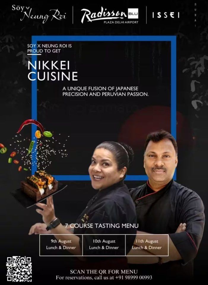 ISSEI Dubai brings a'Taste of Nikkei Cuisine' to Delhi