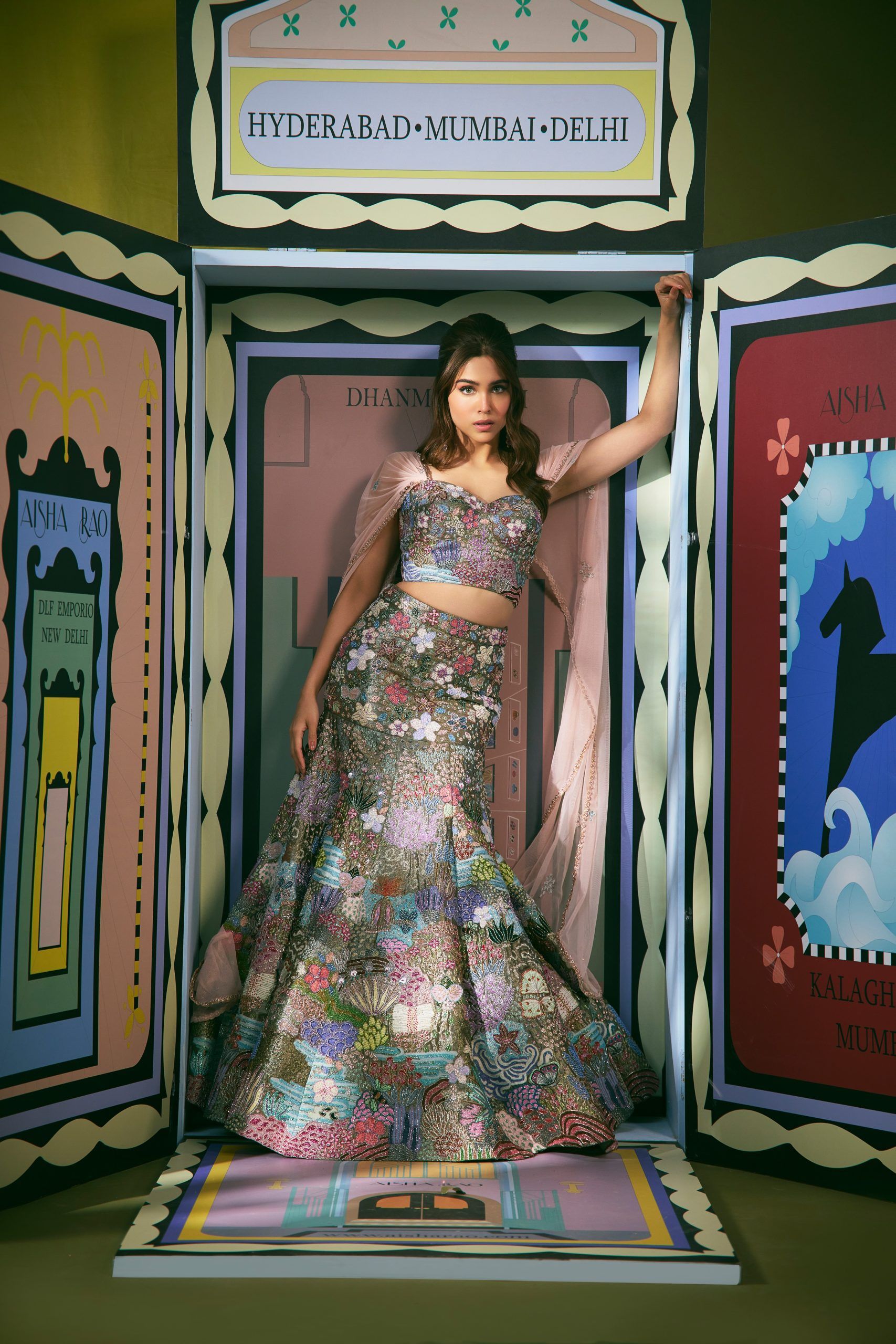 Of folklore and floral applique patterns is how Aisha Rao imagines couture