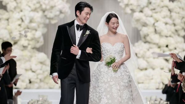 The K-drama–like love story of newlyweds Shin Min-ah and Kim Woo-bin