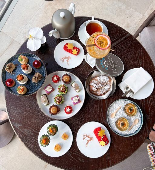 Afternoon Tea ที่ Peacock Alley, Waldorf Astoria Bangkok