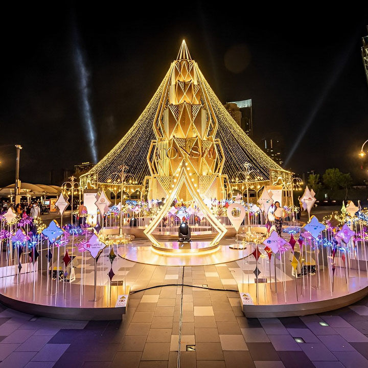 Iconsiam’s Bangkok illumination 2022 บรรยากาศ