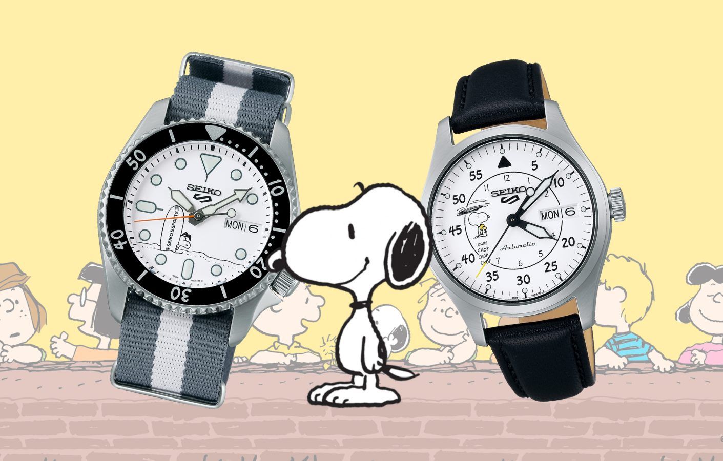SEIKO 5 SPORTS ฉลองต่อเนื่องกับนาฬิกาพิเศษ PEANUTS Limited Edition