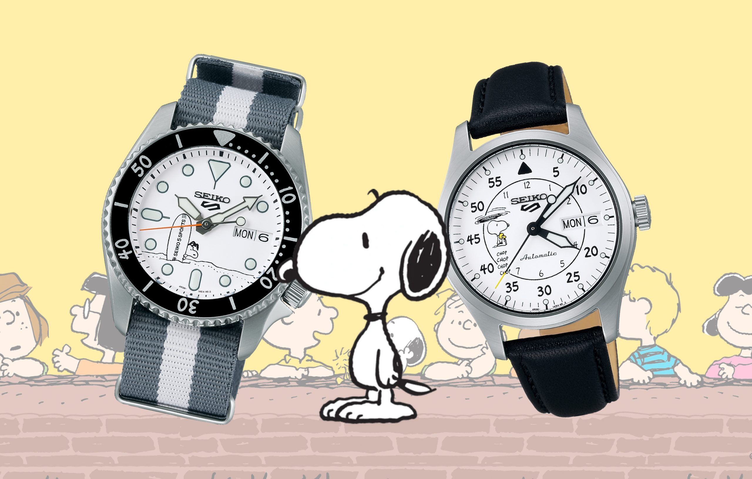 SEIKO 5 SPORTS ฉลองต่อเนื่องกับนาฬิกาพิเศษ PEANUTS Limited Edition
