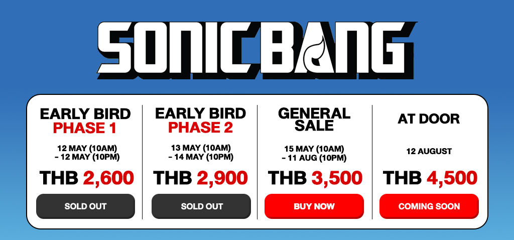อินดอร์มิวสิคเฟสเย็นฉ่ำ ไลน์อัพร้อนแรง “ ROAD TO SONIC BANG 2023