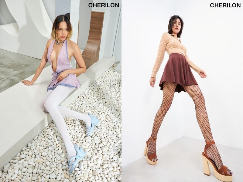 Cherilon อวดเรียวขาสวยโดดเด่นไม่เหมือนใคร ด้วยแฟชั่นถุงน่องสุดชิค