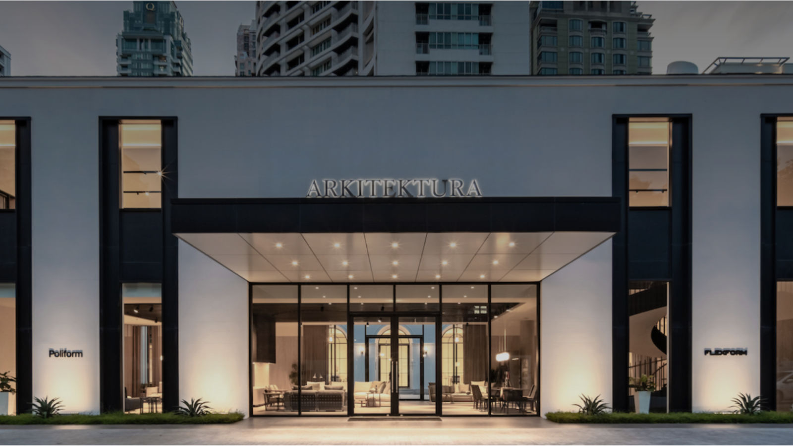 Arkitektura โชว์รูมสุดอลังการที่นำเสนอสินค้ากว่า 10 แบรนด์ดังระดับไฮเอนด์