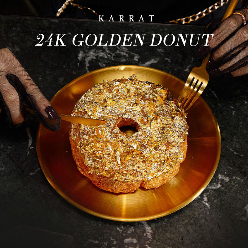 ไอเดียของขวัญเลอค่า ’โดนัททองคำ’ 24 K และเมนูสุด Luxury จาก ร้าน KARRAT