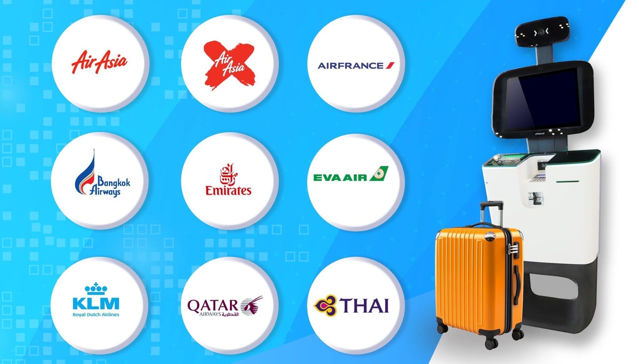 26 สายการบิน ที่ให้ Self Check-in โหลดกระเป๋าเองได้ ที่ สนามบินสุวรรณภูมิ