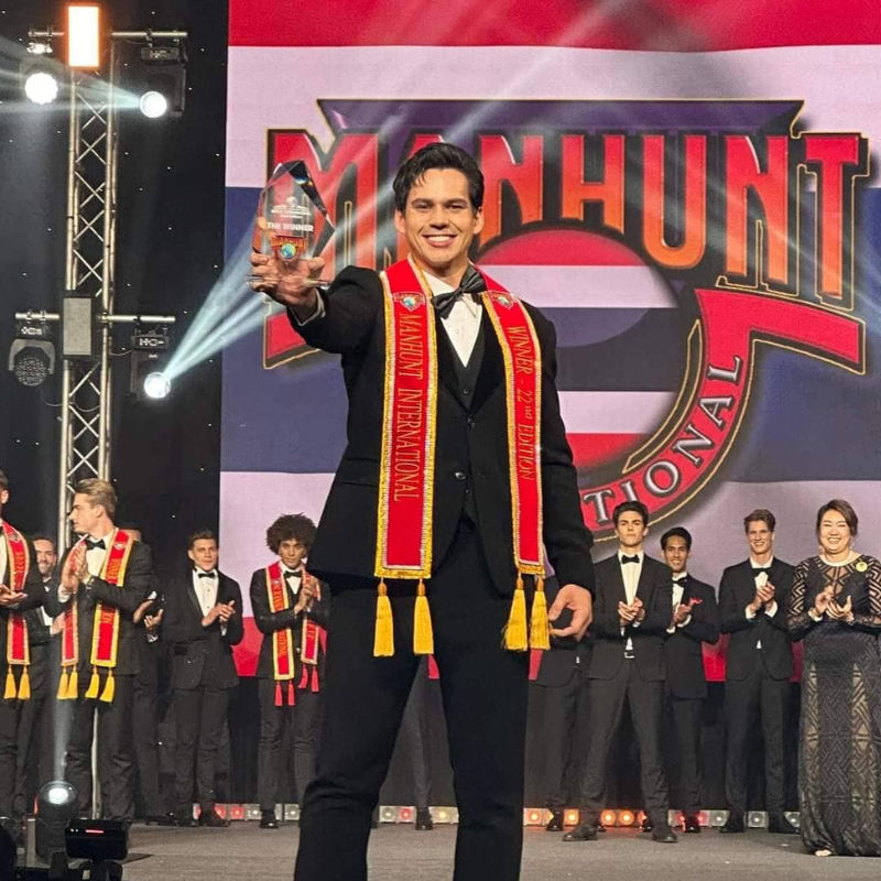 คนแรกของไทย! ‘เควิน ดาโสม’ คว้า “MANHUNT INTERNATIONAL 2024”