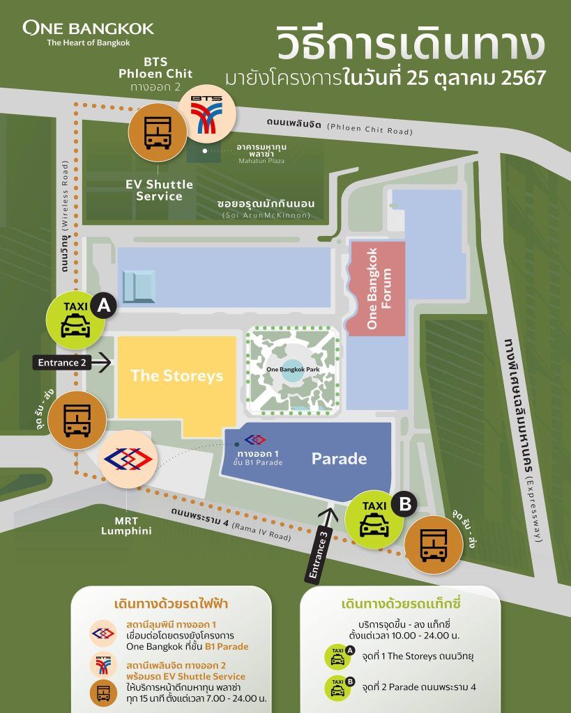 One Bangkok ช็อปที่น่าสนใจที่่เรารวบรวมไว้ที่นี่ และมาที่นี่อย่างไร