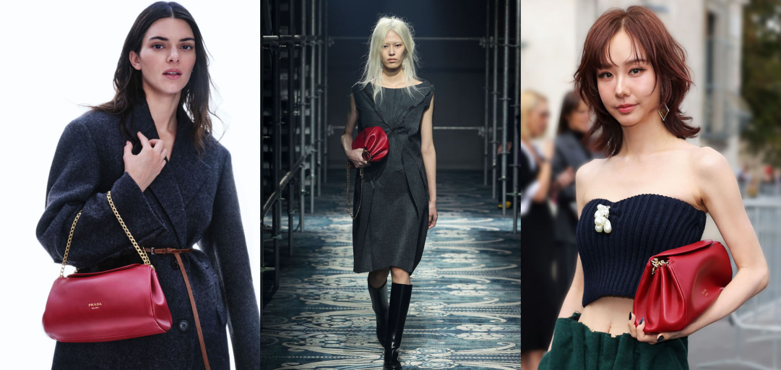 Prada “Raw Glamour” และการถือกำเนิดของกระเป๋า Tumulte