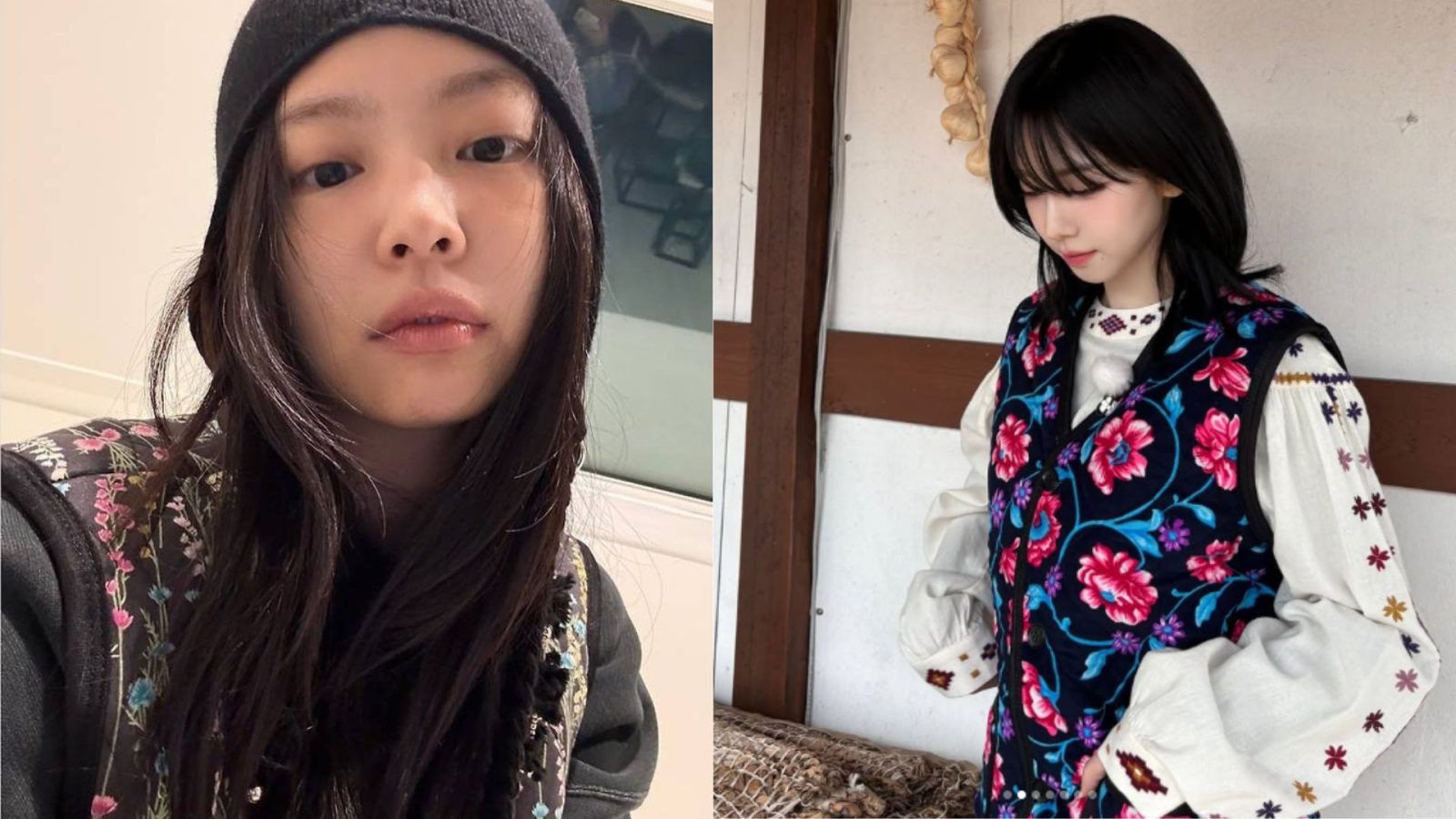 Kimjang Vest จากเสื้อป้าเกาหลีสู่เทรนด์ไวรัลเมื่อ Jennie และ Karina เลือกใส่